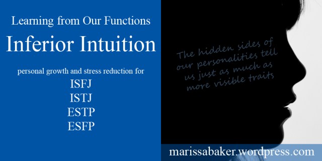 Learning from Our Stress Function – Inferior Intuition – Like An Anchor