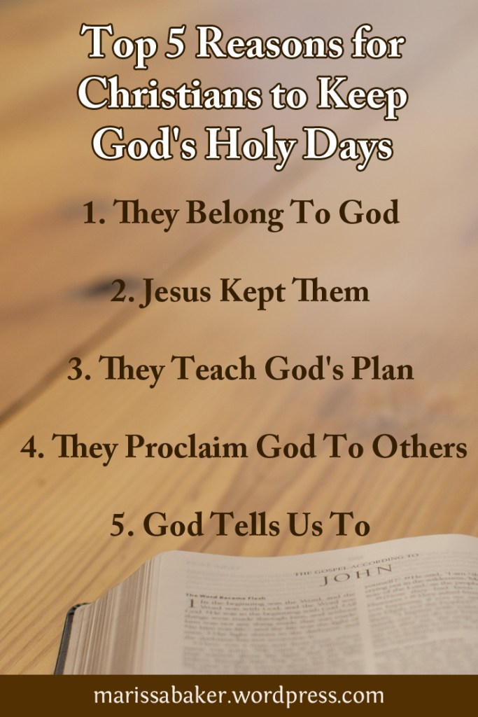 Top 5 Reasons for Christians to Keep God’s Holy Days – Like An Anchor