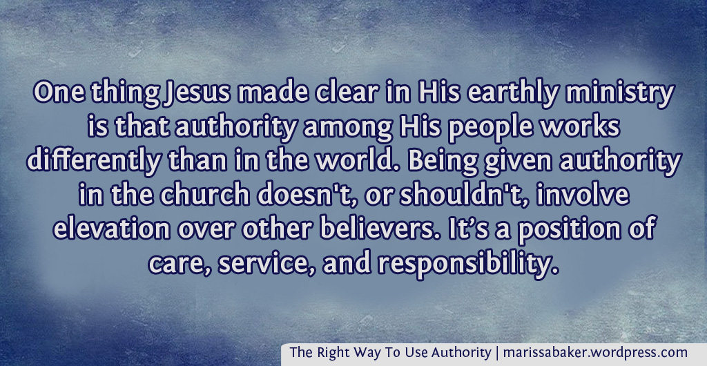 The Right Way To Use Authority – Like An Anchor
