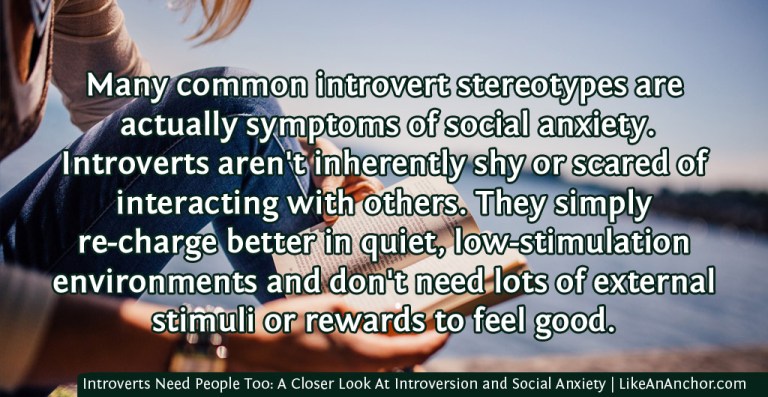 Introverts Need People Too: A Closer Look At Introversion and Social ...
