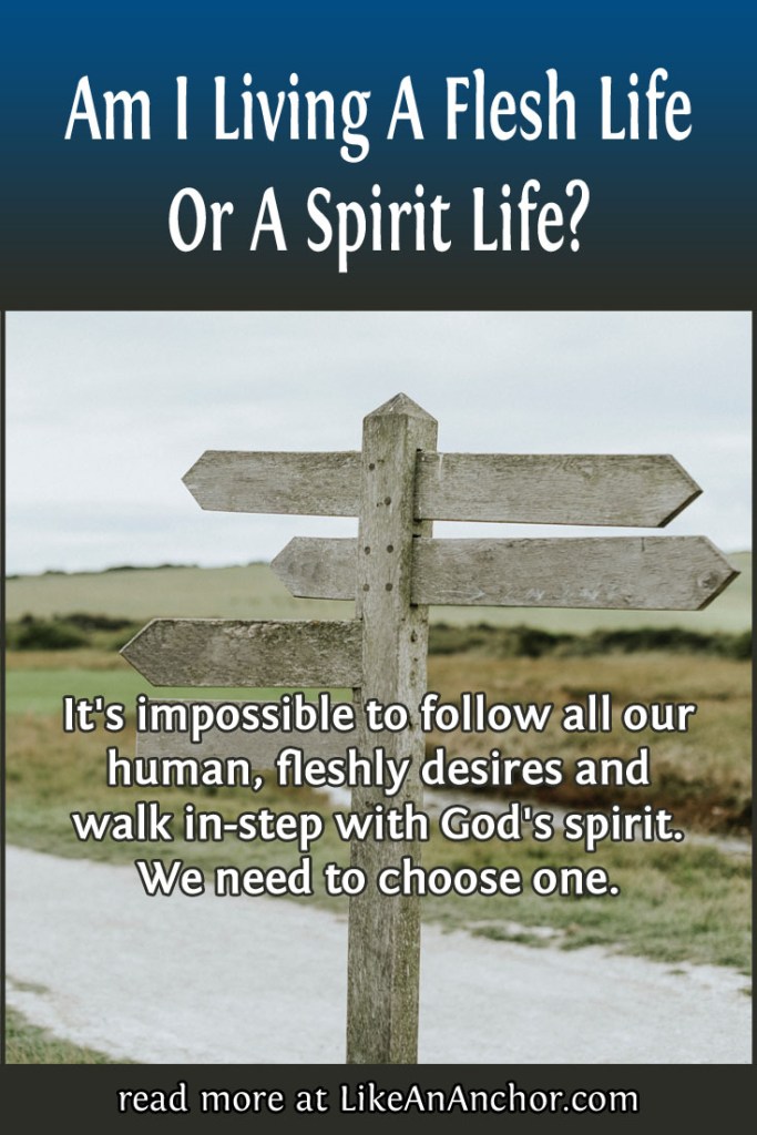 Am I Living A Flesh Life Or A Spirit Life? – Like An Anchor