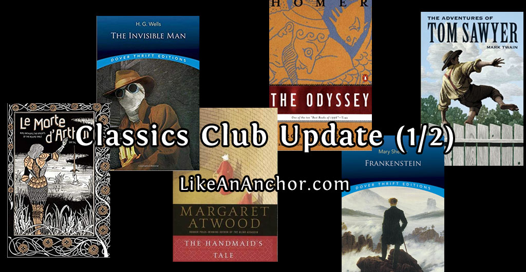Classics Club Update (1/2) – Like An Anchor