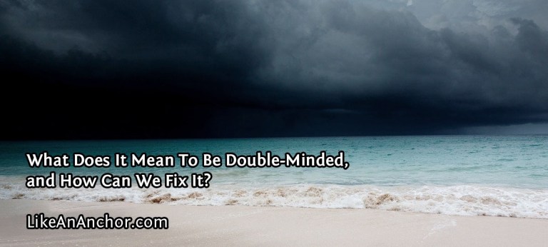 What Does It Mean To Be Double-Minded, and How Can We Fix It? – Like An ...