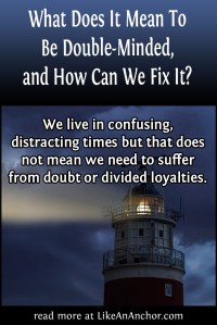 What Does It Mean To Be Double-Minded, and How Can We Fix It? – Like An ...