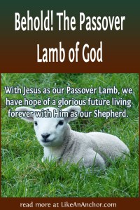 Behold! The Passover Lamb of God – Like An Anchor